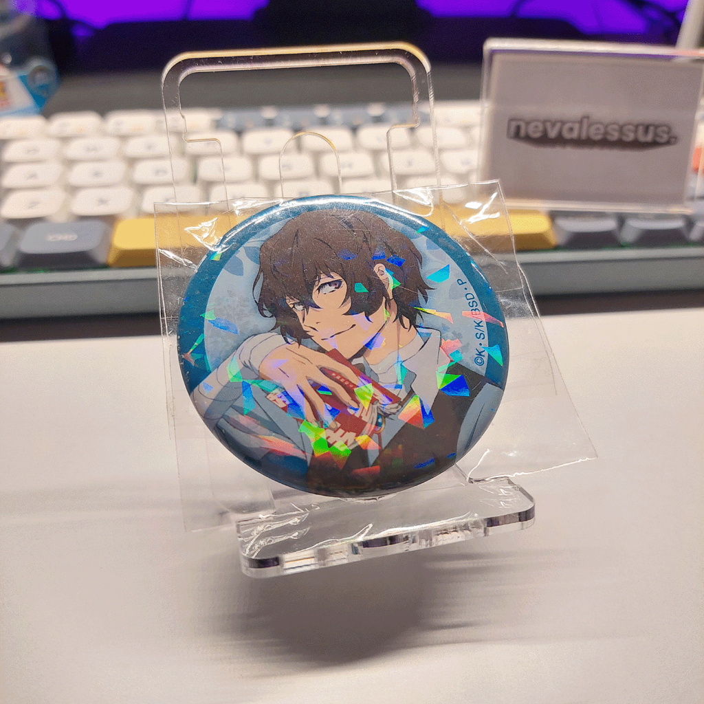 Jual [OFFICIAL] BSD Bungo Stray Dogs Can Badge Pin Holo laminated ...
