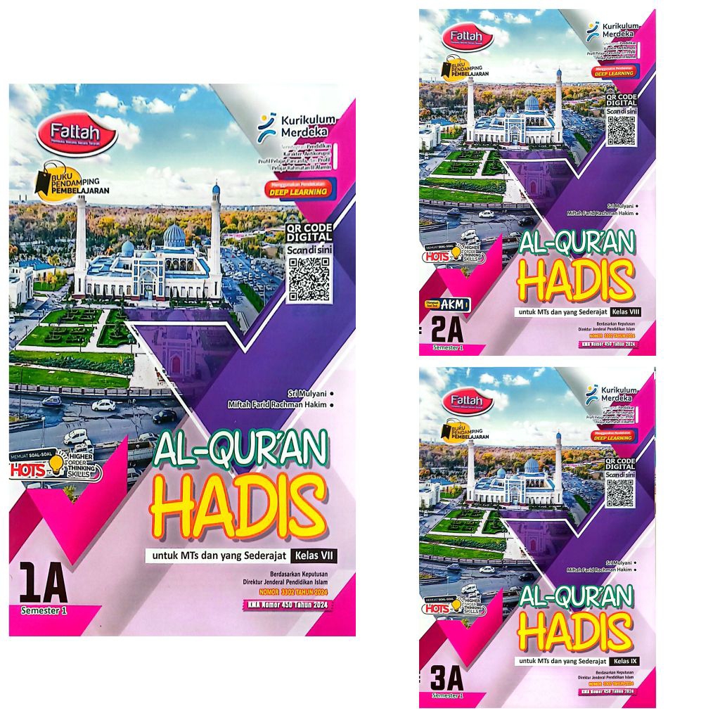 Jual BUKU LKS FATTAH PUTRA NUGRAHA SMP MTS QURDIST AL-QUR'AN HADIS KELAS 7 8 9 SEMESTER 1 GANJIL ...