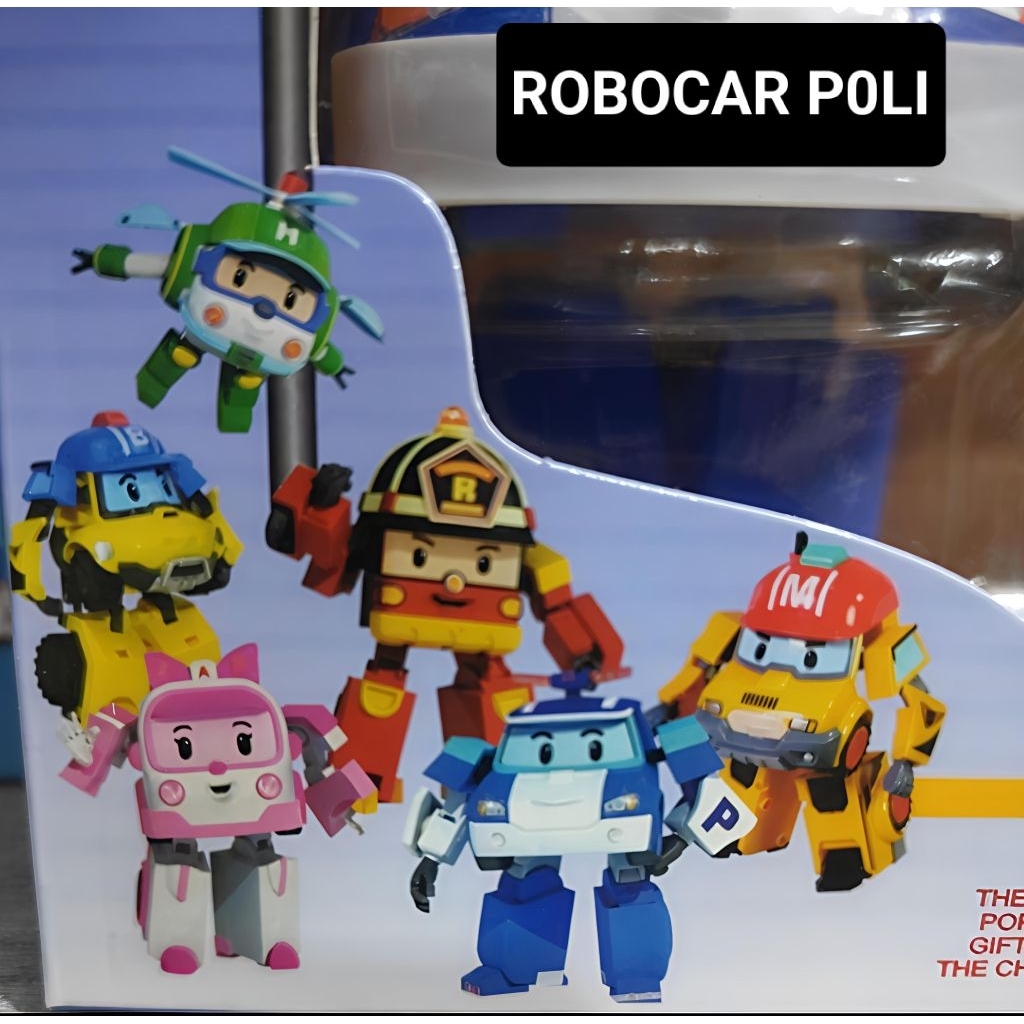 Jual Mainan Robocar Pioli/Transforming Robot / Robot mobil Poly Motif ...