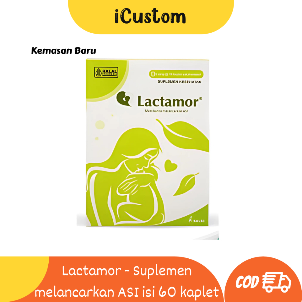Jual Lactamor - Suplementasi untuk membantu melancarkan ASI isi 60 ...