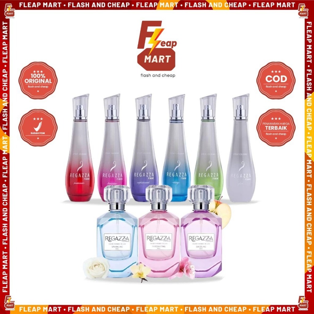Jual Regazza Parfum Femme Spray Cologne 50ml & 100ml - Eau De Parfume ...