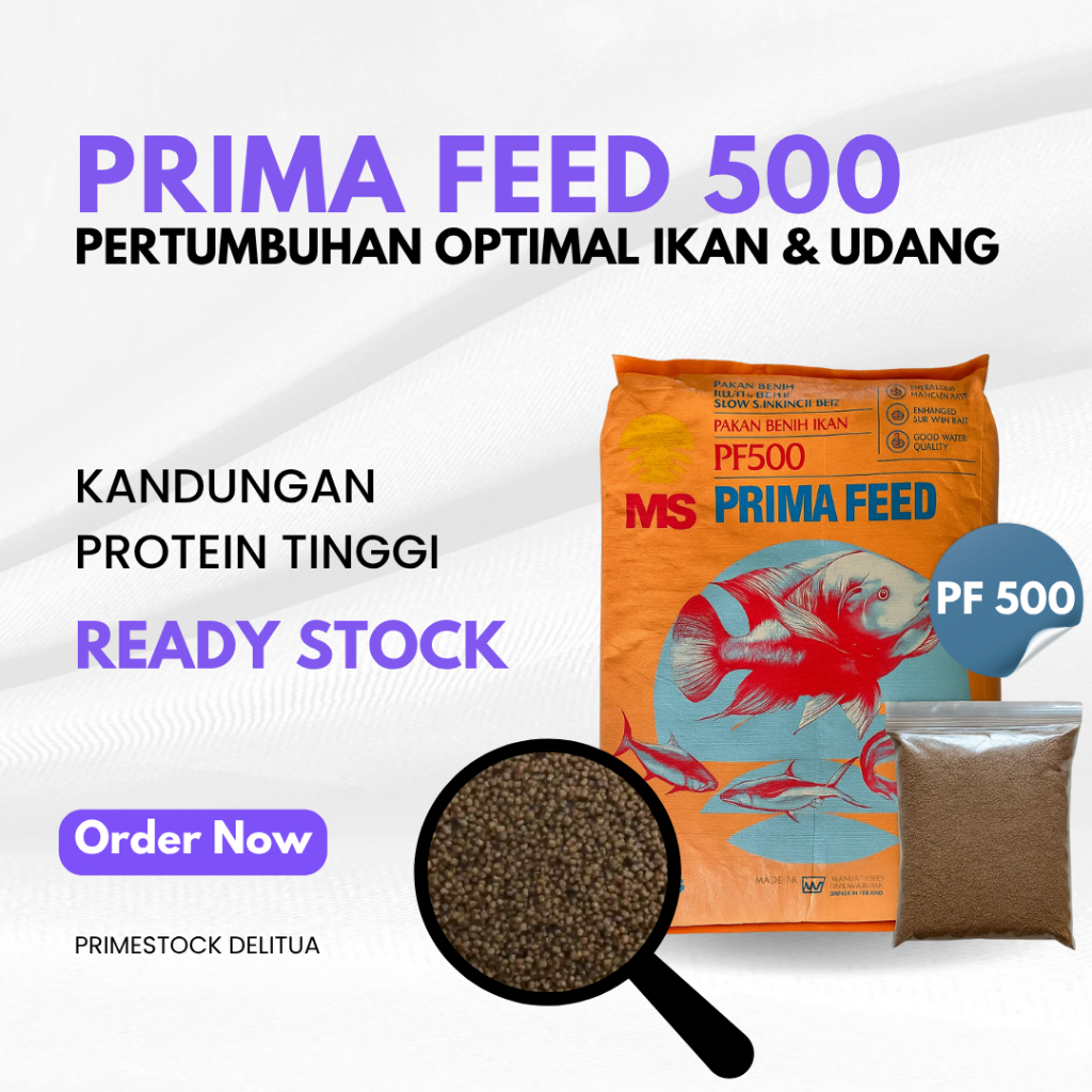 Jual Prima Feed 500 (PF 500) - Pakan Berkualitas untuk Pertumbuhan ...