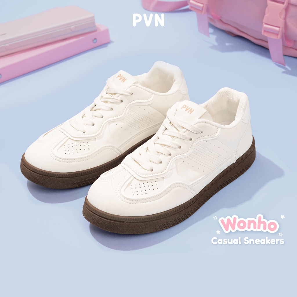 Jual PVN Wonho Sepatu Sneakers Wanita Sport Shoes 122 | Shopee Indonesia