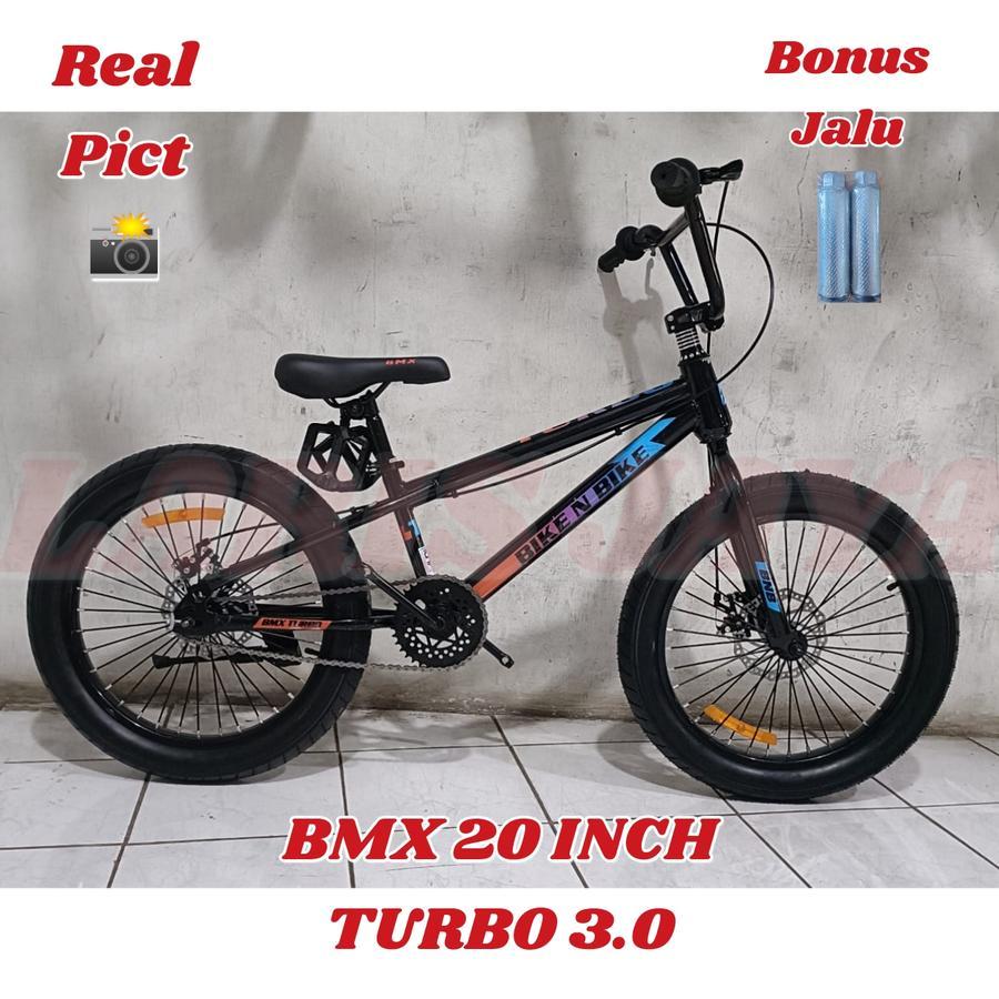 Jual BONUS JALU Sepeda bmx 20 inch LIMITLESS BMX 20 BAN JUMBO ATLANTIS ...