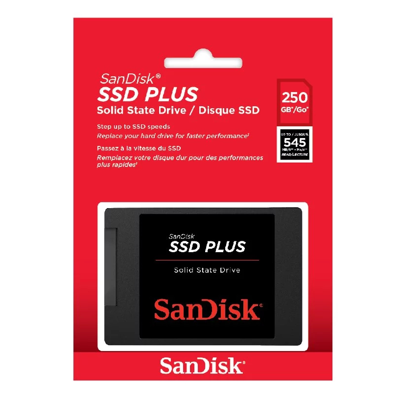 Jual SanDisk SSD PLUS Solid 250GB SPEED UP/TO 545MB/S | Shopee Indonesia