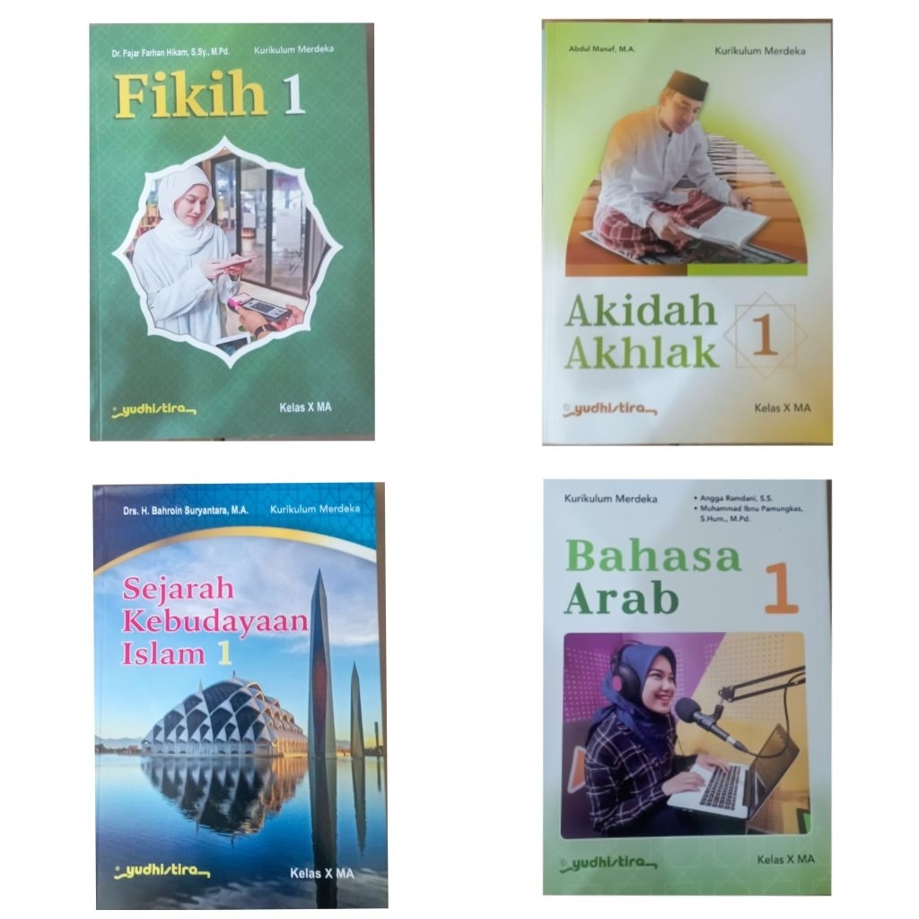 Jual BUKU FIQIH, AKIDAH AKHLAK, SEJARAH KEBUDAYAAN ISLAM, BAHASA ARAB, QUR'AN HADIST KELAS 1 MA ...