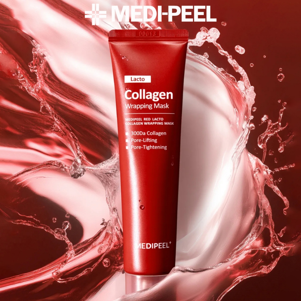 Jual MEDIPEEL Red Lacto Collagen Wrapping Mask 70ml | Shopee Indonesia