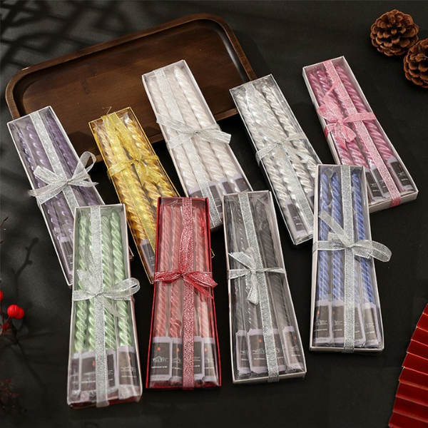 Jual Lilin Panjang Berulir Berwarna Gaya Eropa Long Rod Colorful Thread ...