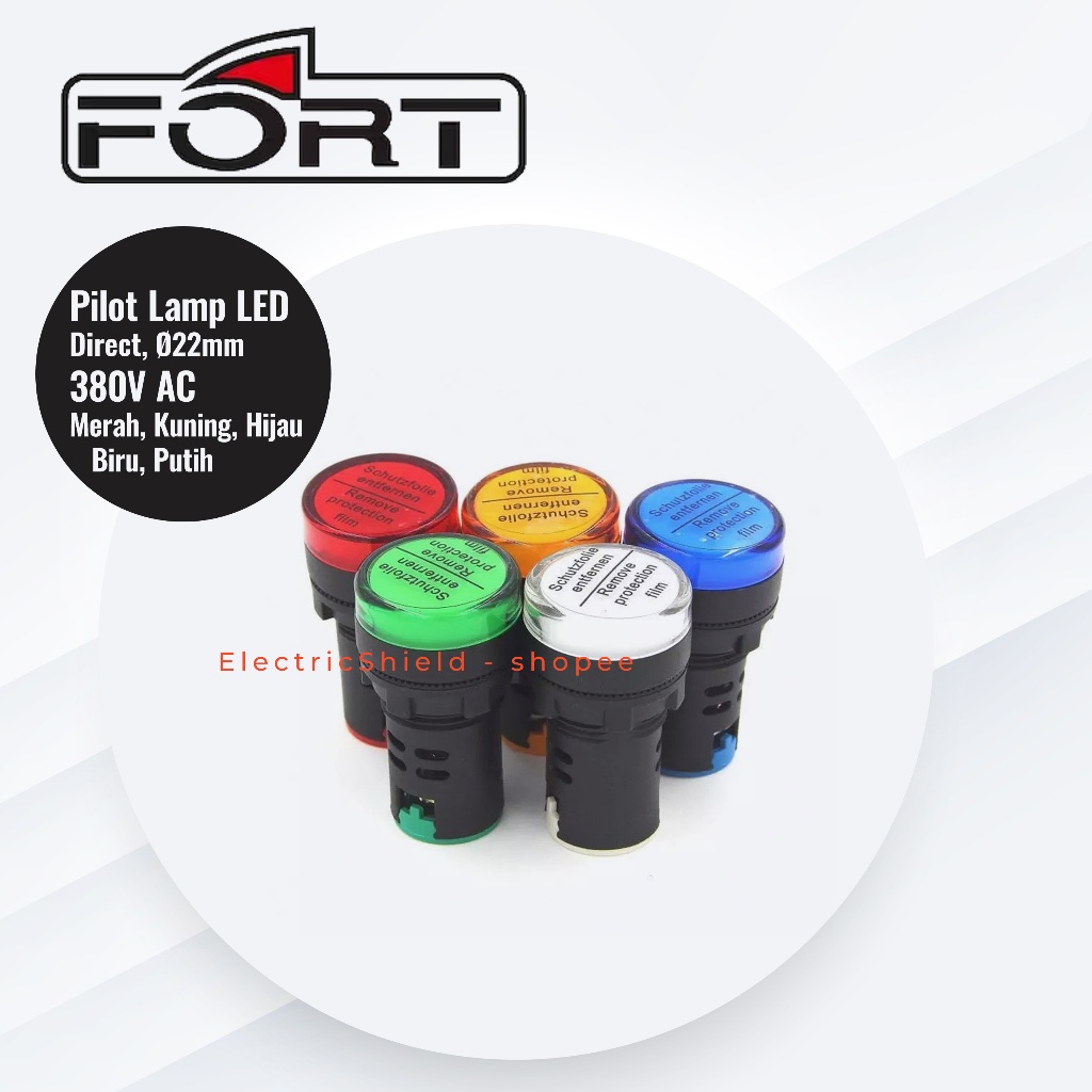 Jual Pilot Lamp LED Ø22 FORT/TAB 380V AC AD22-22DS berbagai pilihan ...