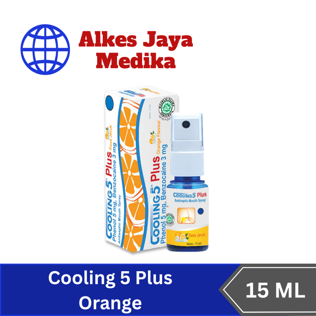 Jual Cooling 5 Plus Orange Spray (Antiseptic Mouth Spray) | Shopee ...