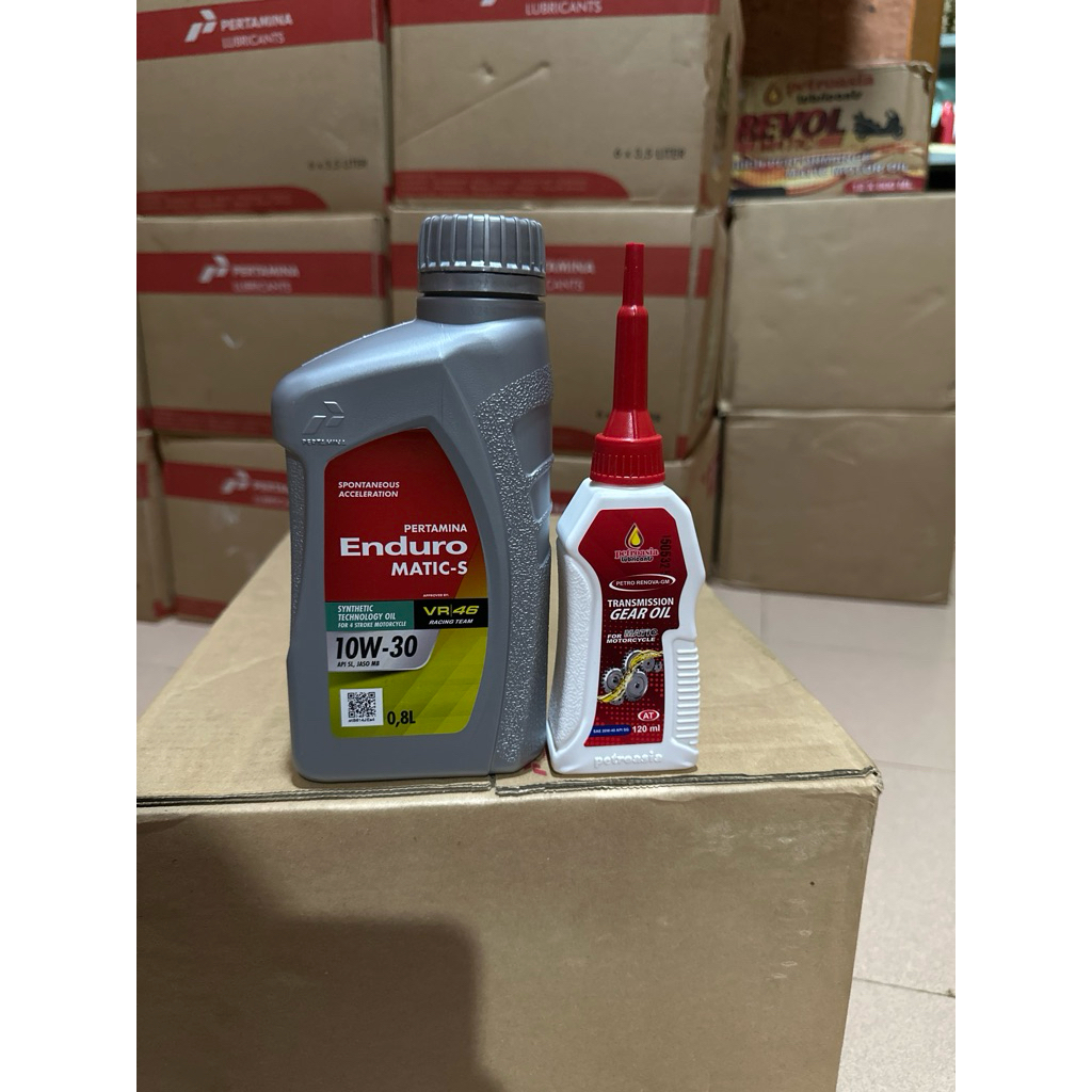 Jual Paket Ganti Oli motor enduro matic s dan gear matic (gear putih ...