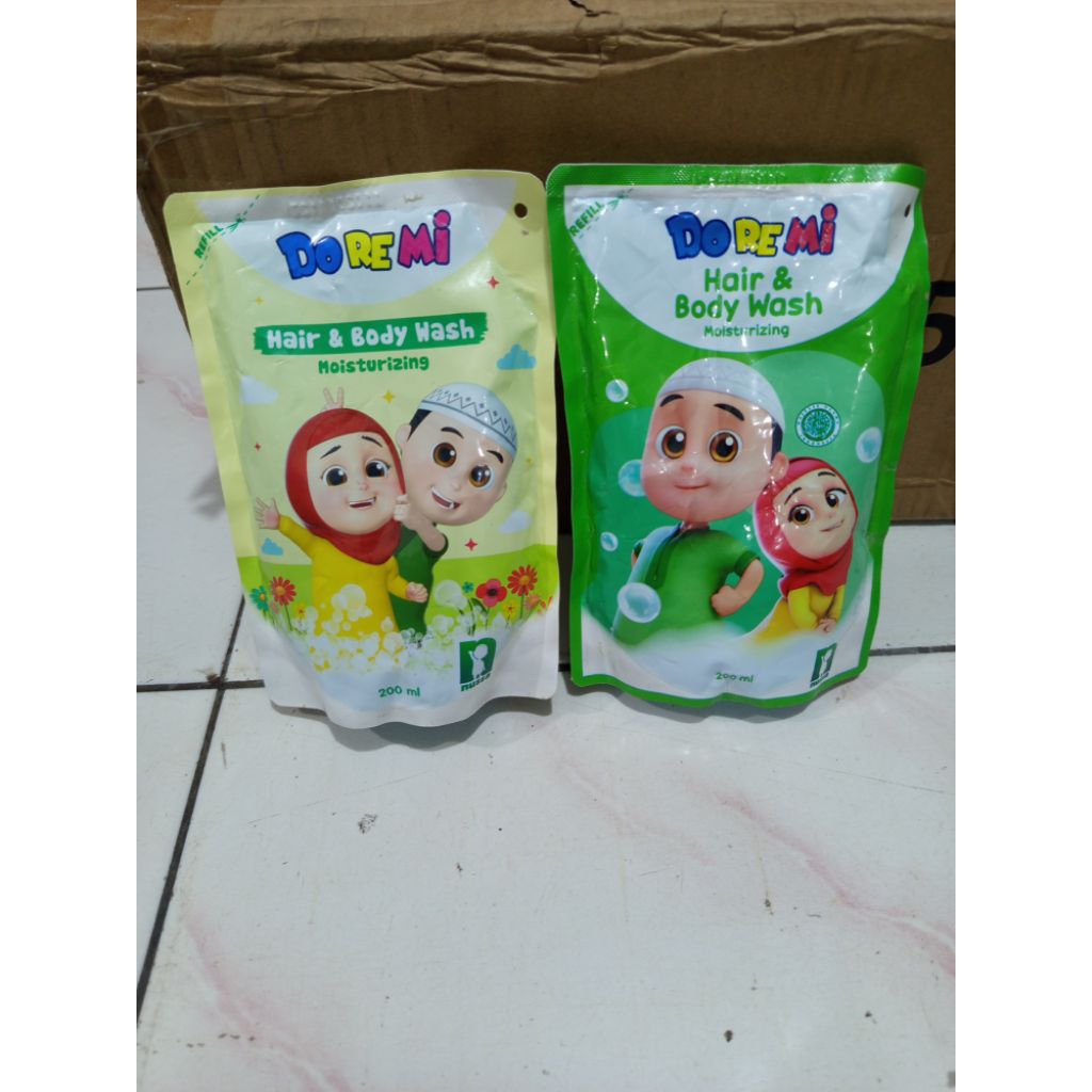 Jual Doremi Hair&BodyWash Nussa 200ML(dikirim Random) | Shopee Indonesia