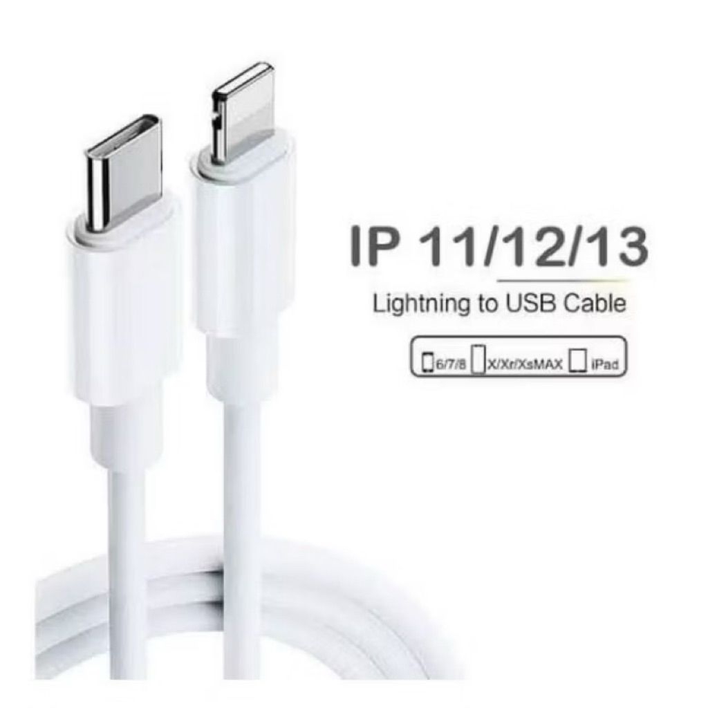 Jual Kabel Data Type C to Lightning iPhone Kabel Charger 20 1 Meter ...