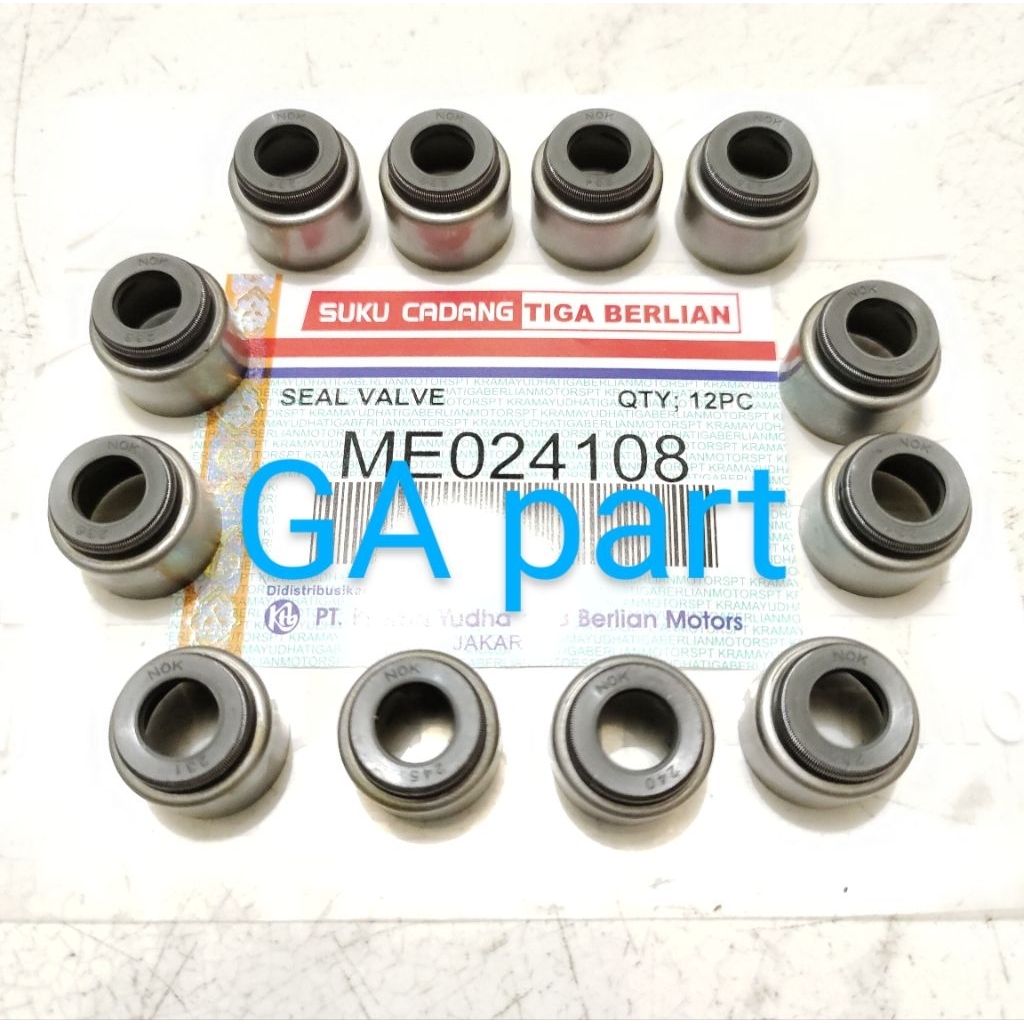 Jual seal klep valve stem seal fuso 6d14 6d15 6d16 6d16T HARGA 1SET 12PC | Shopee Indonesia