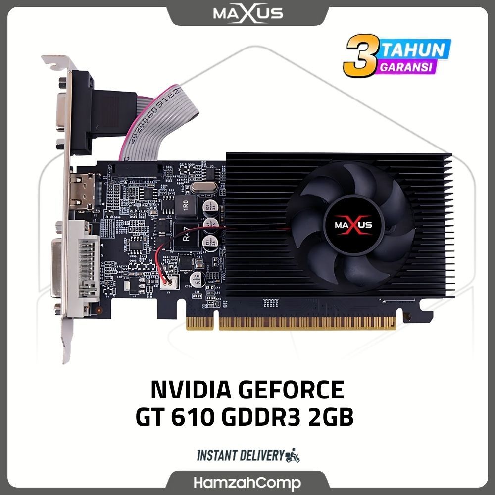 Jual VGA GEFORCE GT 610 2GB GDDR3 Low Profile / VGA 2GB GEFORCE GT 610 Maxus | Shopee Indonesia