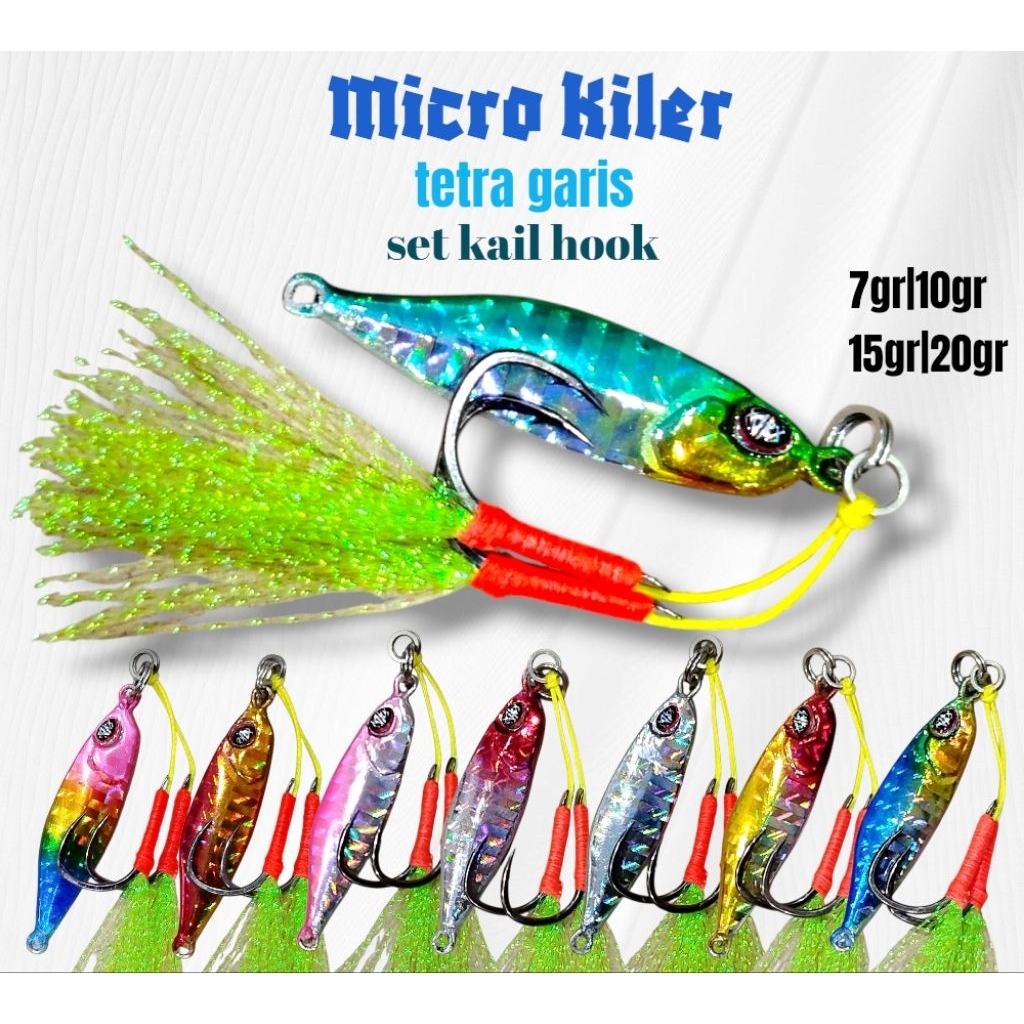 Jual micro jig 10g micro jig 10 gram micro jig 7g micro jig 15g 20g ...