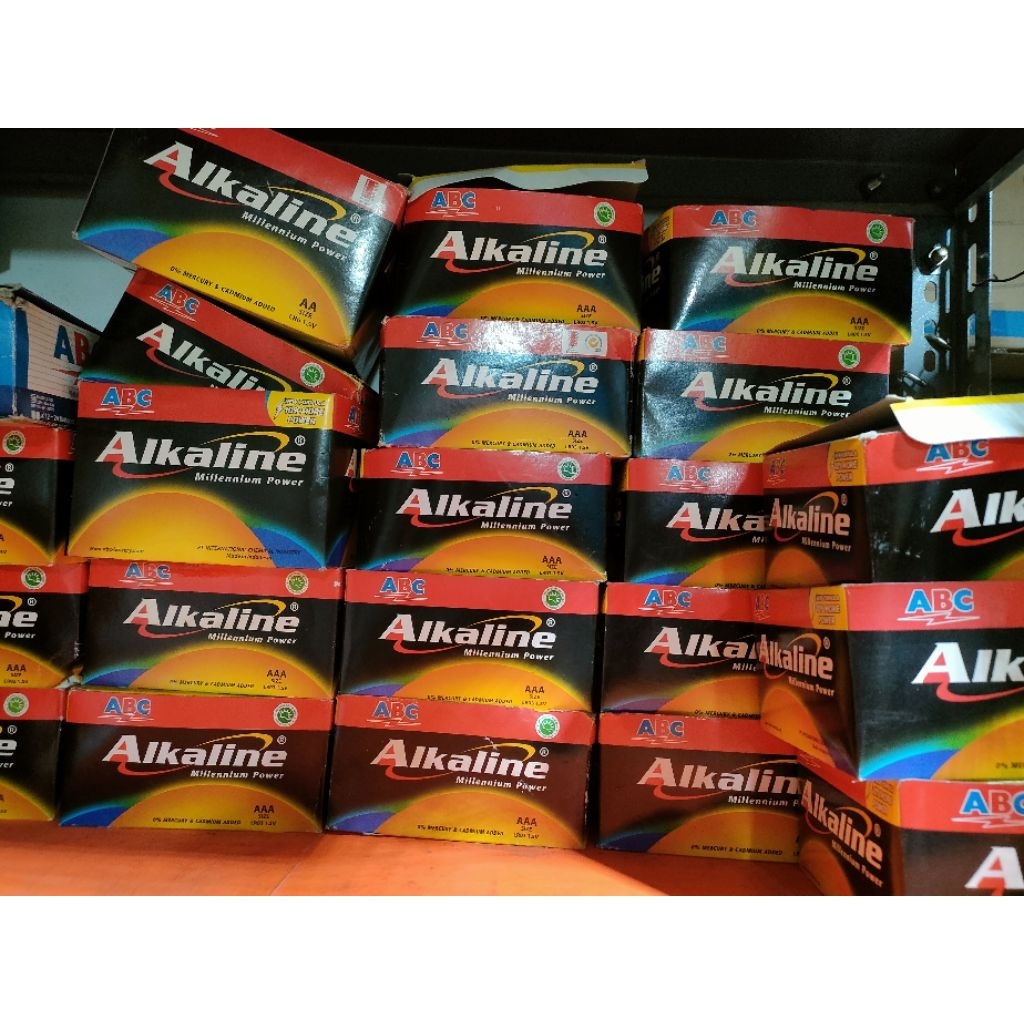 Jual BATRAI ALKALINE A3(AAA) isi 24 set 1 set isi 2 ( 48 PC ) | Shopee ...