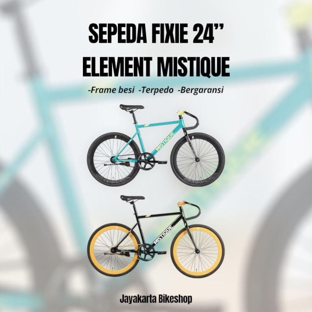 Jual SEPEDA FIXIE 24 ELEMENT MISTIQUE / FIXED GEAR BIKE 24 INCH DEWASA ...