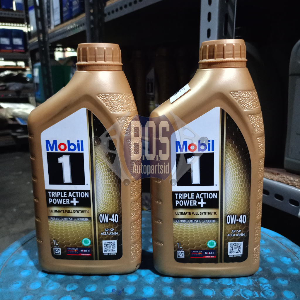 Jual OLI MOBIL 1 TRIPLE ACTION POWER 0W-40 1 LITER | Shopee Indonesia