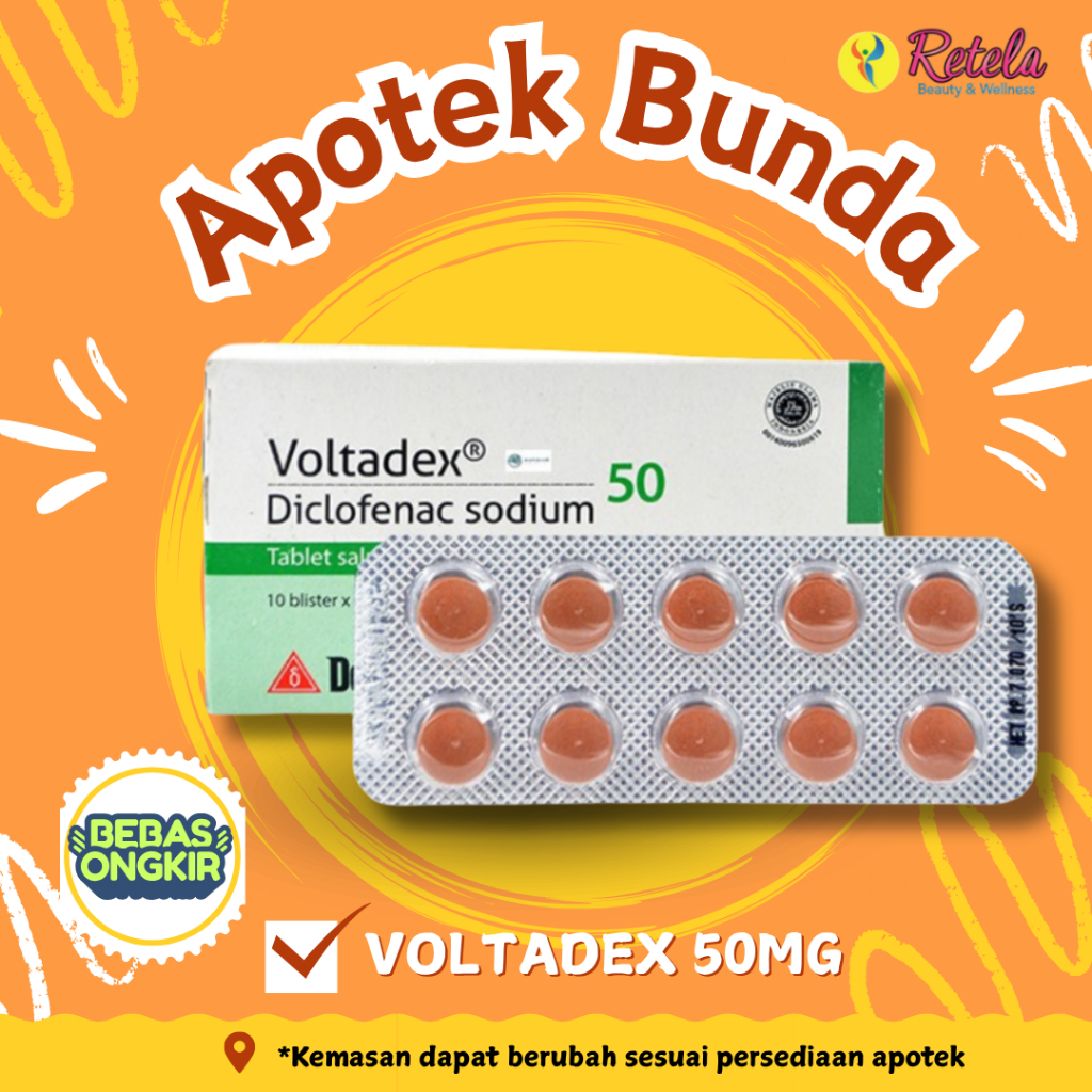 Jual VOLTADEX 50MG TAB 100`S BOX | Shopee Indonesia
