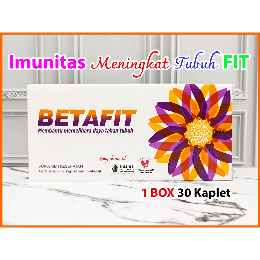 Jual BETAFIT 1 Box isi 30 Kaplet Konimex - Suplemen Imunitas Daya Tahan ...