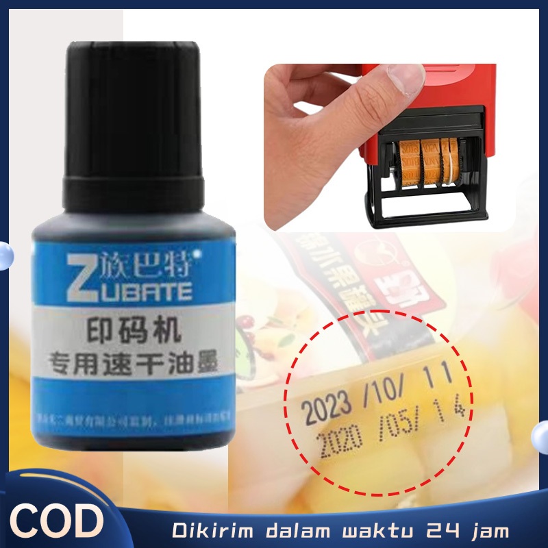Jual 46ml Fast Print Tinta Stempel Permanen Hitam Isi Tinta Stempel ...