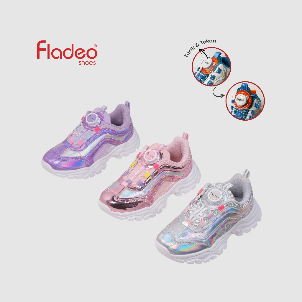 Jual Fladeo C24/KGSS51-1ON/Sepatu Sneakers Tali Anak [ Kids Sneakers ...