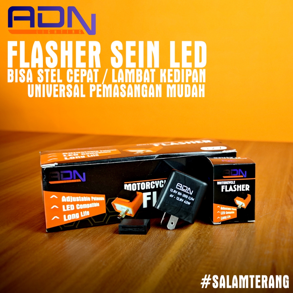 Jual ADN Flasher Flaser Sein Sen LED Lampu Setelan Kedip Cepat Lambat ...