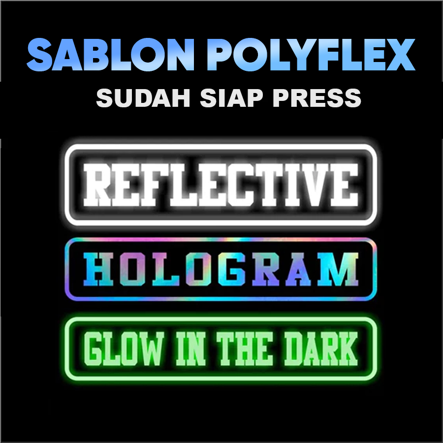 Jual Sablon POLYFLEX REFLEKTIF | POLYFLEX HOLOGRAM | POLYFLEX GLOW IN ...