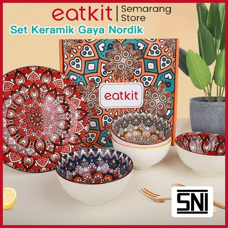 Jual Paket 4 Mangkuk Keramik SNI - Set Mangkok Hampers 4 Pcs - Hampers ...