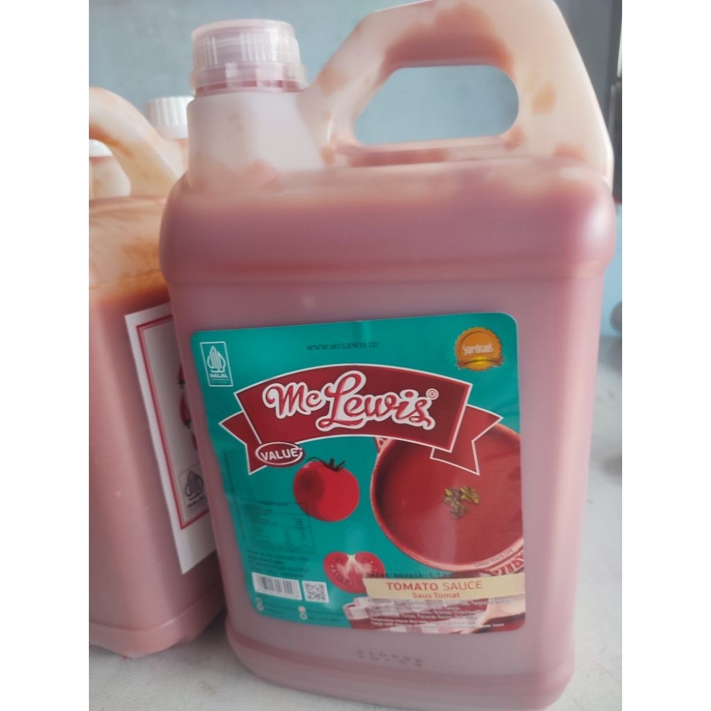 Jual mc lewis saus tomat jerigen | Shopee Indonesia