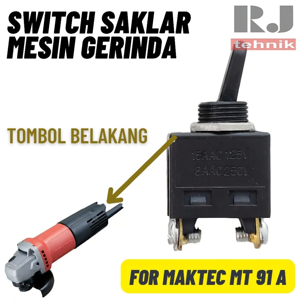 Jual Maktec MT91 Switch Saklar Skakel Tombol On Off Belakang Mesin ...