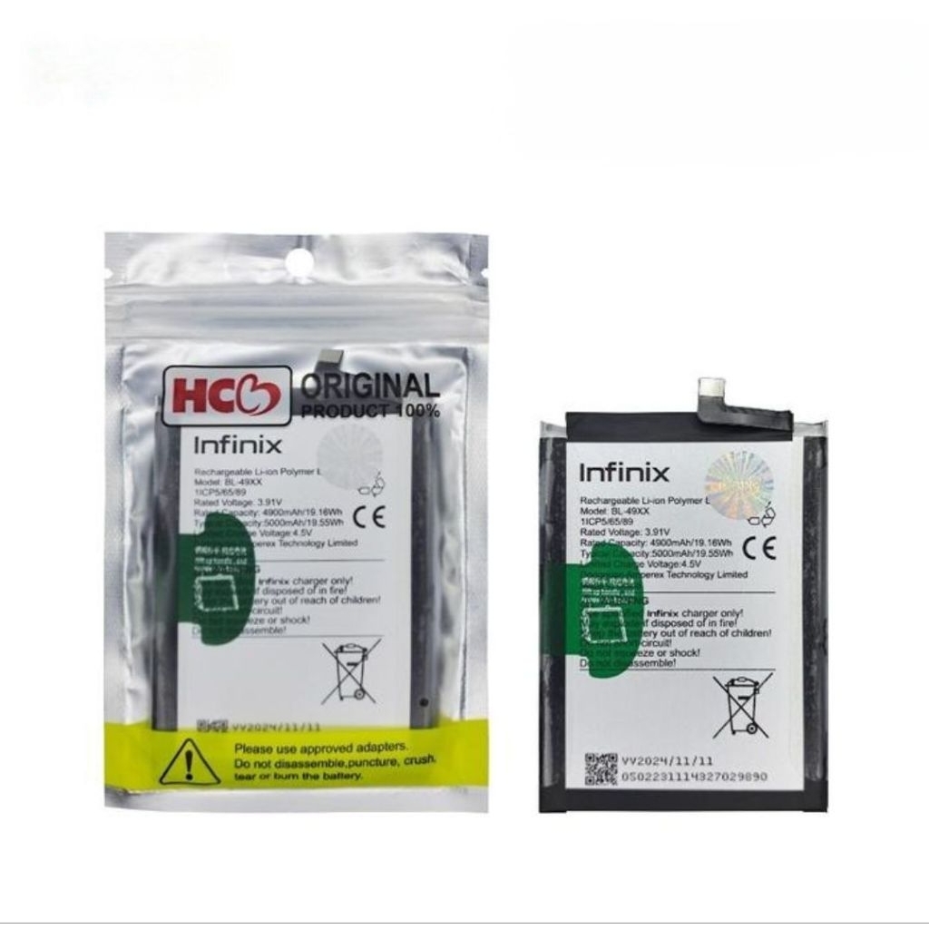 Jual Baterai Batre Battery Infinix NOTE 40 PRO 5G X6851 ORIGINAL 100% ...