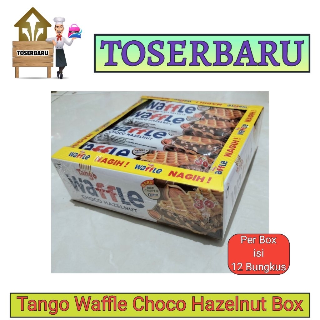 Jual Tango Waffle Choco Hazelnut Per Box ( isi 12 bungkus ) | Shopee ...