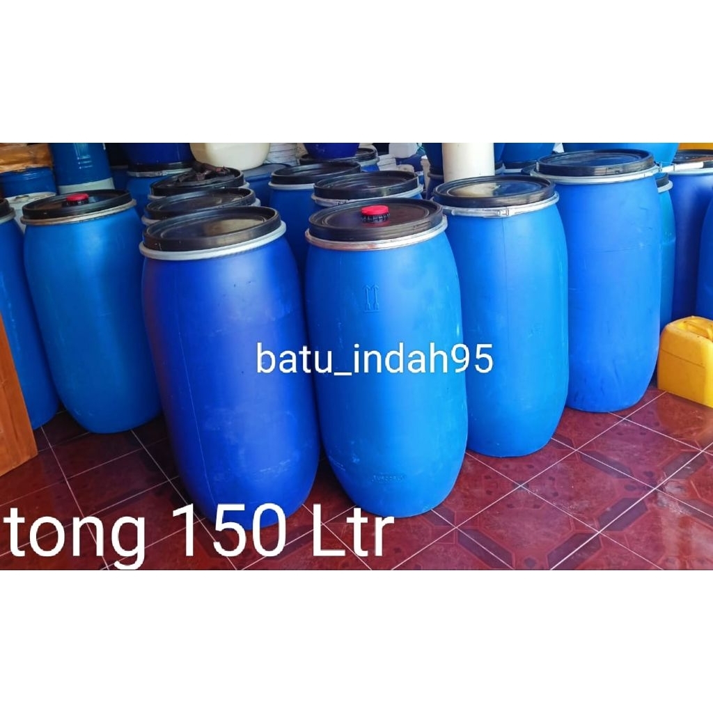 Jual Tong - Drum Air -Tong Sampah -Tandon - Drum Plastik 150 Liter ...