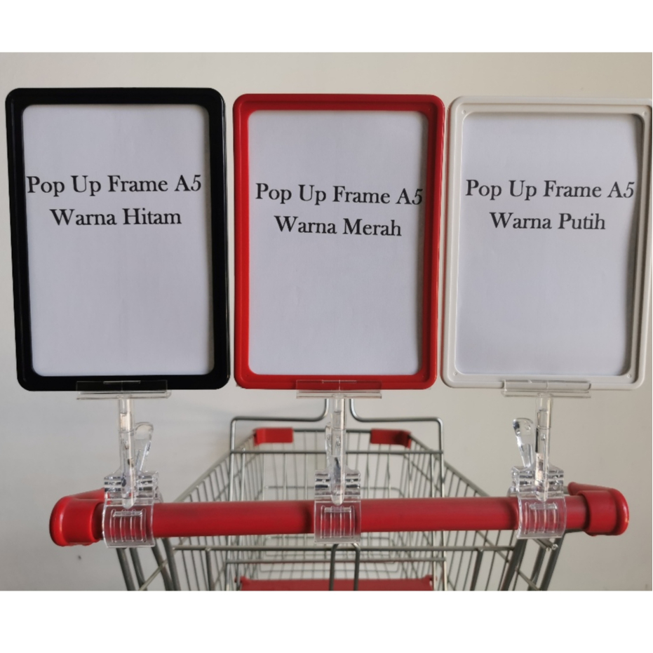 Jual Pop Up Frame Ukuran A5 - Papan Harga Promo Minimarket - Tiang ...