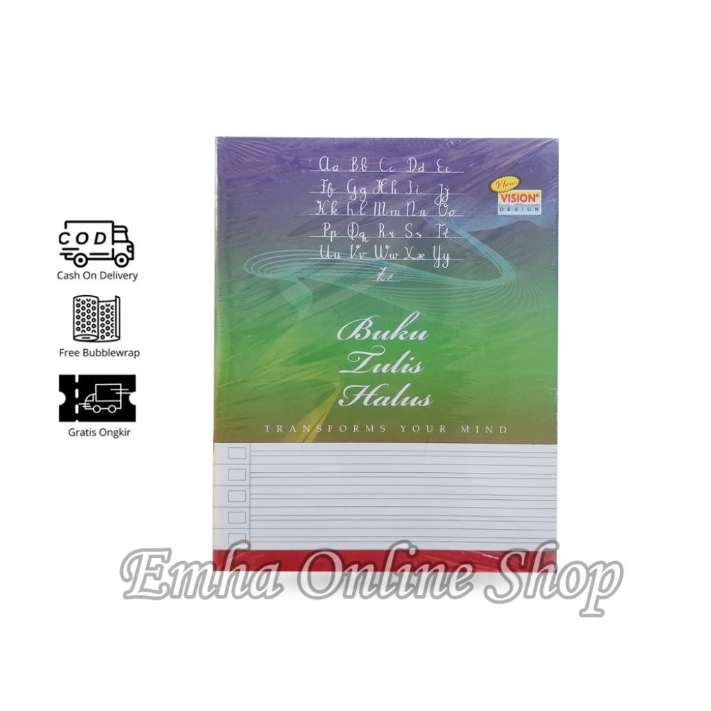 Jual Buku Tulis Halus Isi 38 Lembar 1 Pack Book Best Vision Design ...