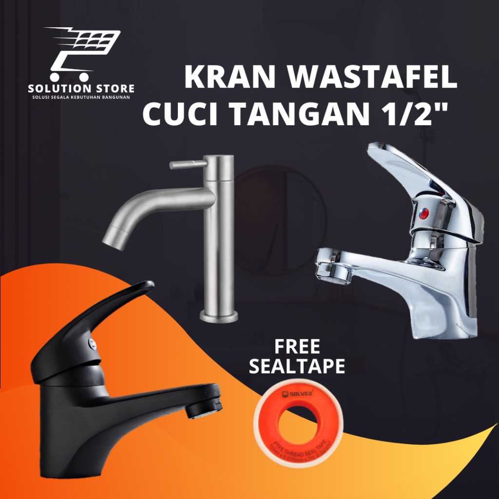 Jual Kran wastafel cuci tangan up down 1/2 inch - Keran whastafel ...