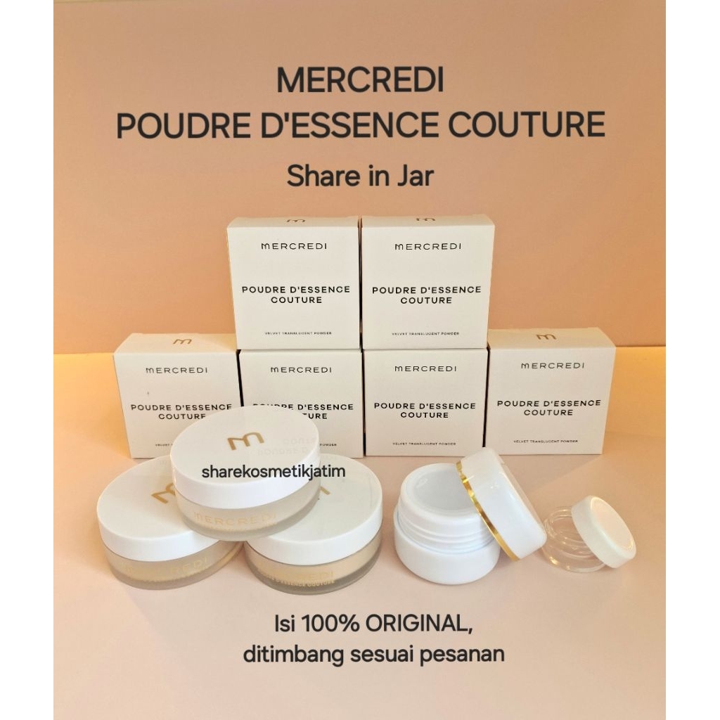 Jual (Share in Jar) Mercredi Poudre D'Essence Couture | Mercredi Loose ...