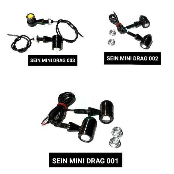 Jual Sein Mini Drag Full CNC Laser Kuning Xenos Universal | Shopee ...