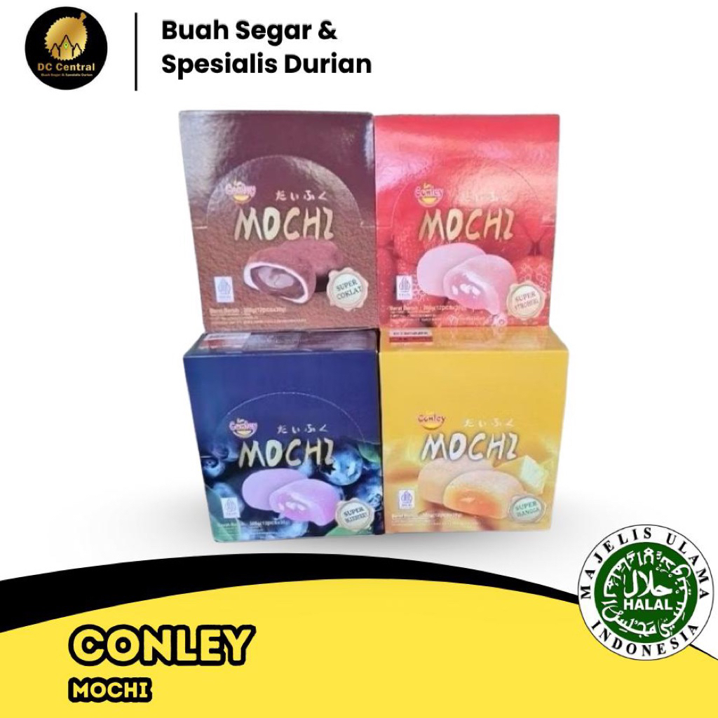 Jual Kue Mochi Conley Khas Jepang 1 Dus isi 12pcs Aneka Rasa | Shopee ...