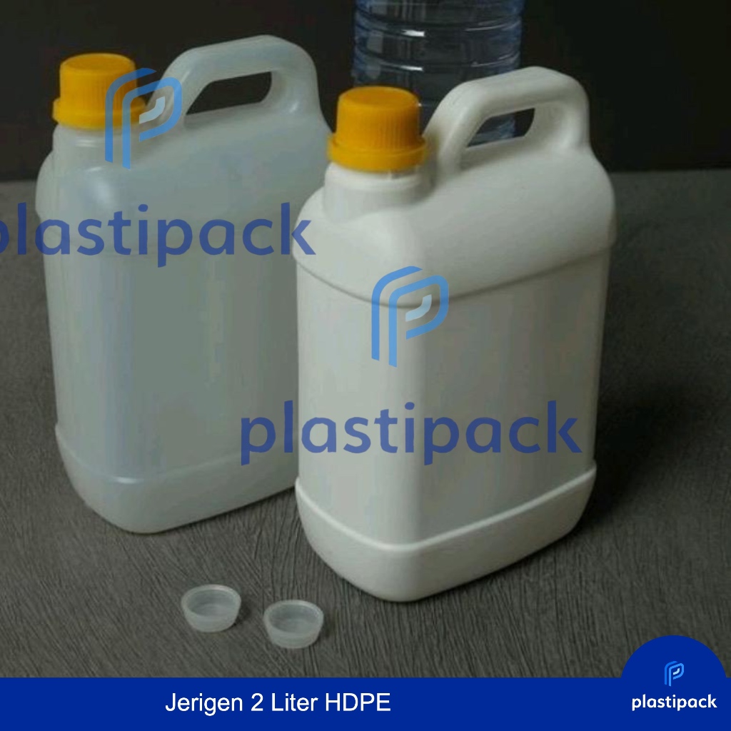 Jual Jerigen HDPE 2 Liter - NATURAL/TRANSPARAN - FOOD GRADE - | Shopee ...