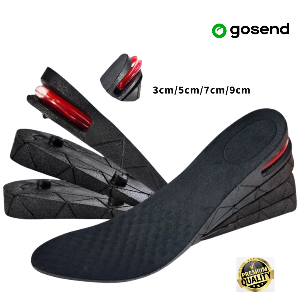 Jual Sol Sepatu Penambah Tambah Tinggi Peninggi Badan 3 layer Insole 7 ...