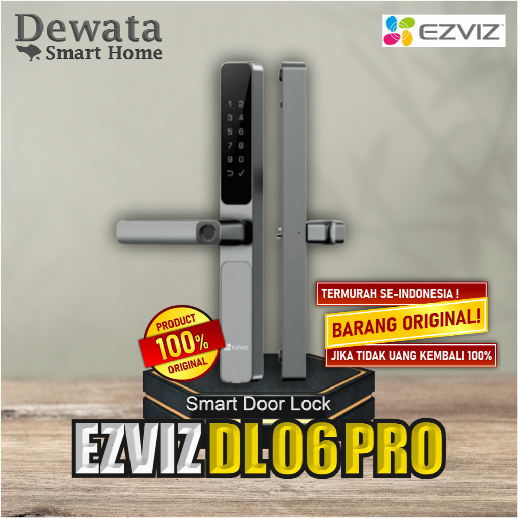 Jual EZVIZ DL06 Pro | Smart Door Lock | Shopee Indonesia