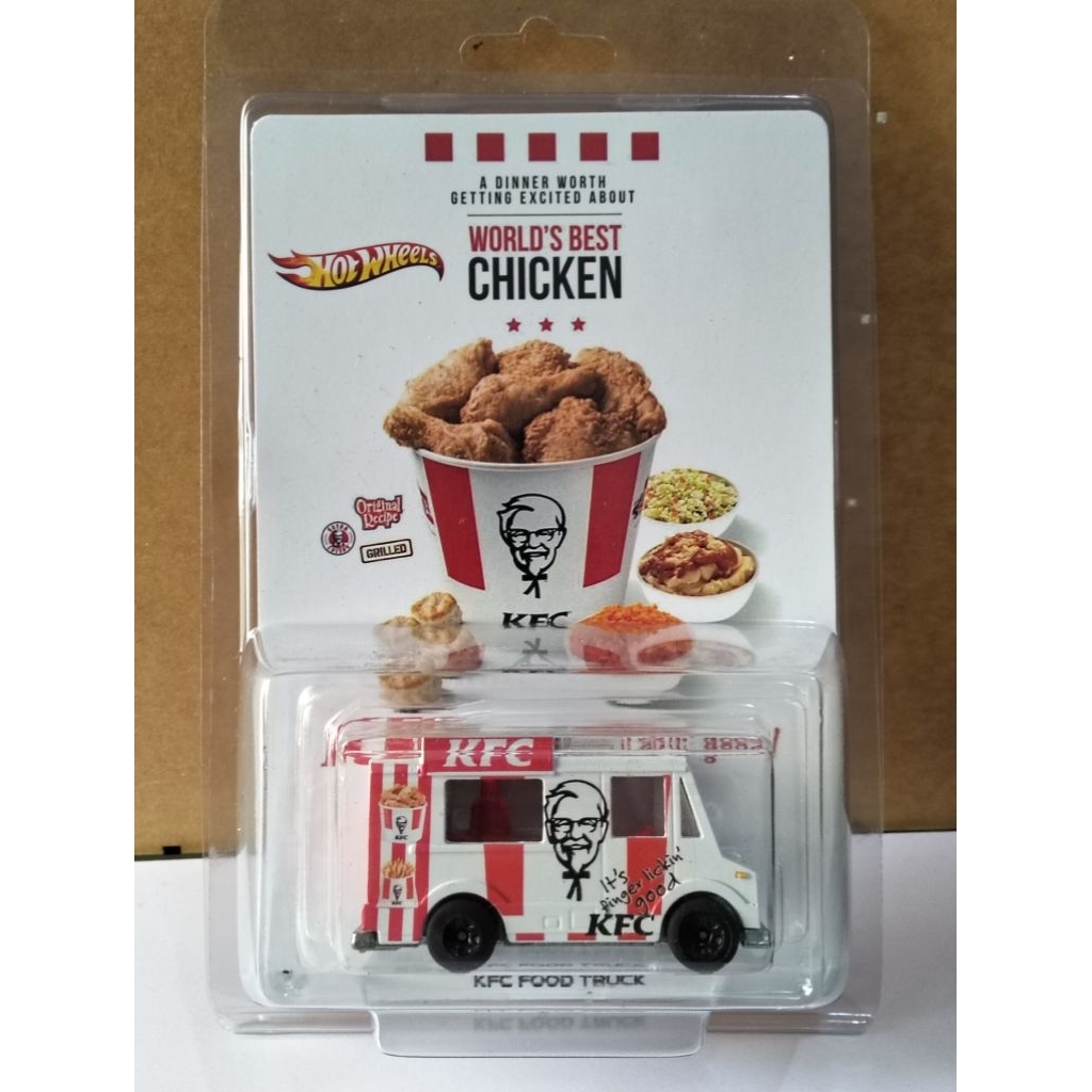 Jual Diecast Custom 1/64 KFC Food Truck + card & protektor | Shopee ...