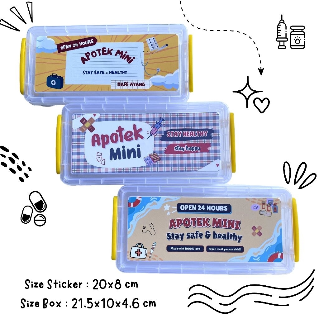 Jual Apotek Mini Box Hadiah Pacar (Bisa Custom) #Tipe1 | Shopee Indonesia