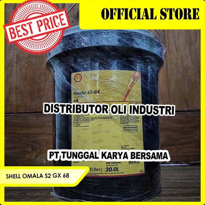 Jual SHELL OMALA S2 G / GX 68 ( INDUSTRIAL GEAR OIL ) | Shopee Indonesia