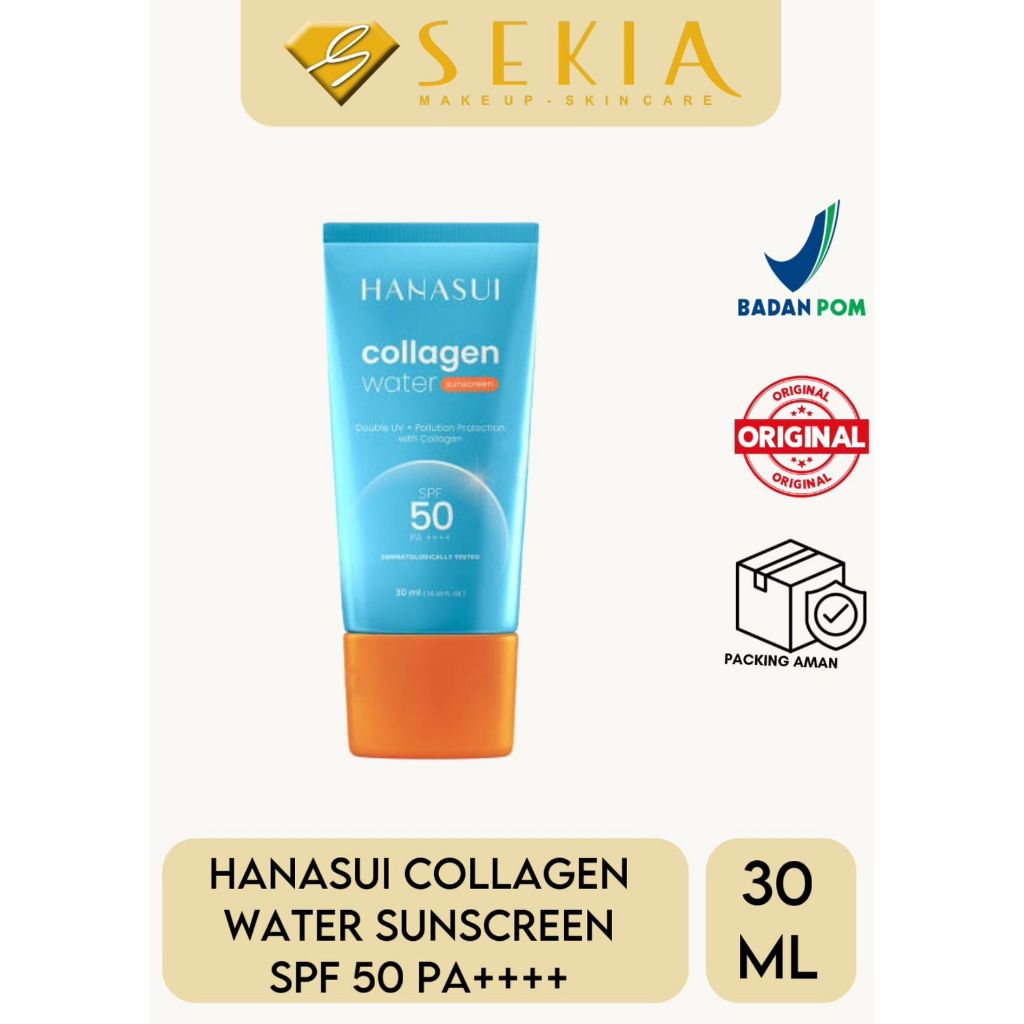 Jual Hanasui Collagen Water Sunscreen SPF 50+++ 30ml | Shopee Indonesia