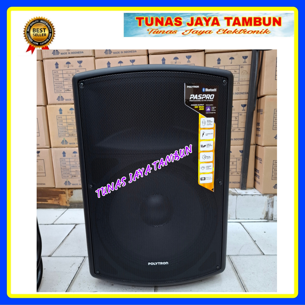 Jual SPEAKER POLYTRON PAS PRO 15F3 / WIRELESS PORTABLE POLYTRON PAS PRO ...