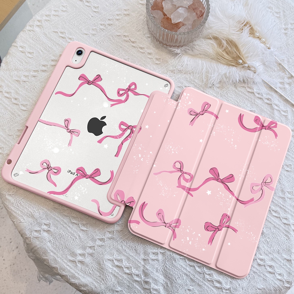 Jual Casing Bow-Pink Untuk Case IPAD iPad 11 inci A16 2025 Generasi ke ...